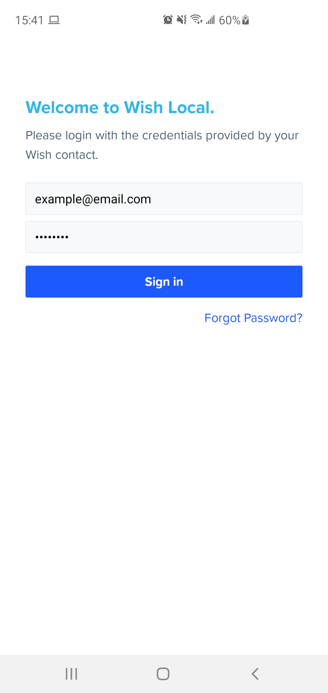 ¿Cómo inicio sesión en la aplicación de Wish Local? – Wish Local Spanish